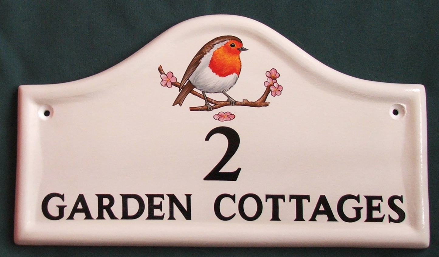 Hand Painted House Signs by Ceramic Art: Hand Painted Ceramic Signs ...