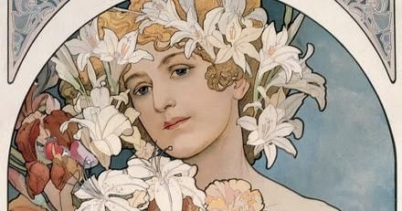ART BLOG: Alfons Mucha - Flower 1897