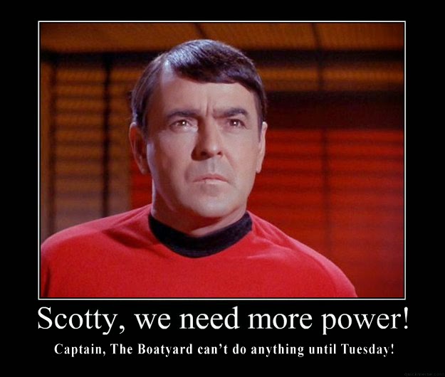 s/v Domina Mari - A Westsail 32: "Scotty, We Need More Power!"