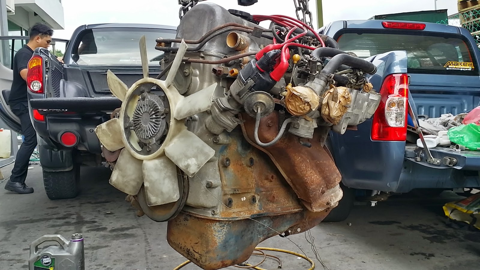 A Datsun Turbo Violet from 1974: Delivery of a stock used Nissan/Datsun ...