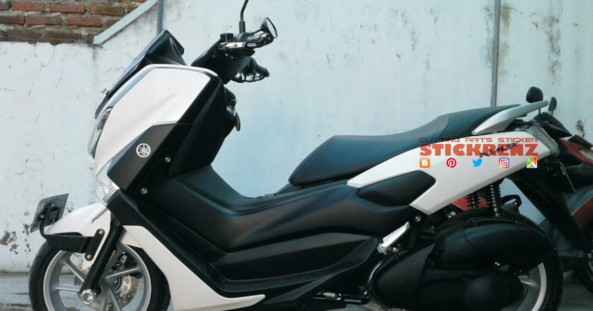 STICKRENZ: Yamaha NMax ABS White - Custom Wrap Sticker