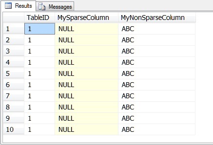 SQL Soundings: "Select Top 1000 Rows" Doesn't Show SPARSE Columns?