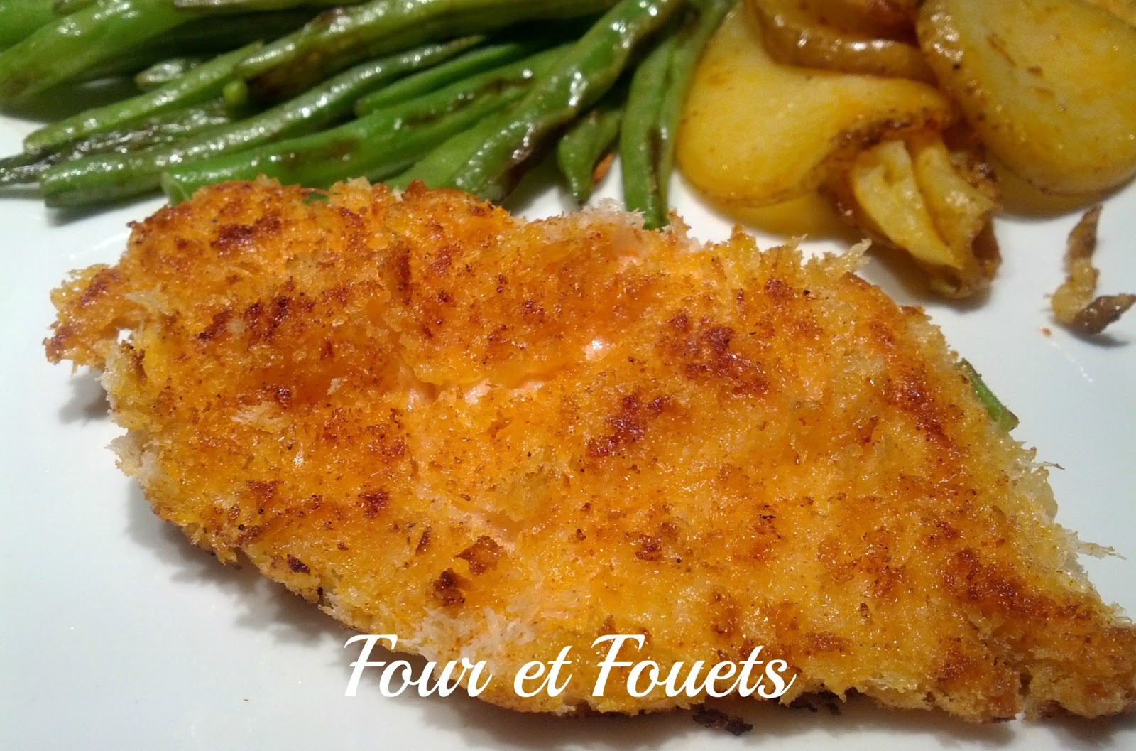 Four et Fouets pour Sara: Filet de truite arc-en-ciel au Panko épicé