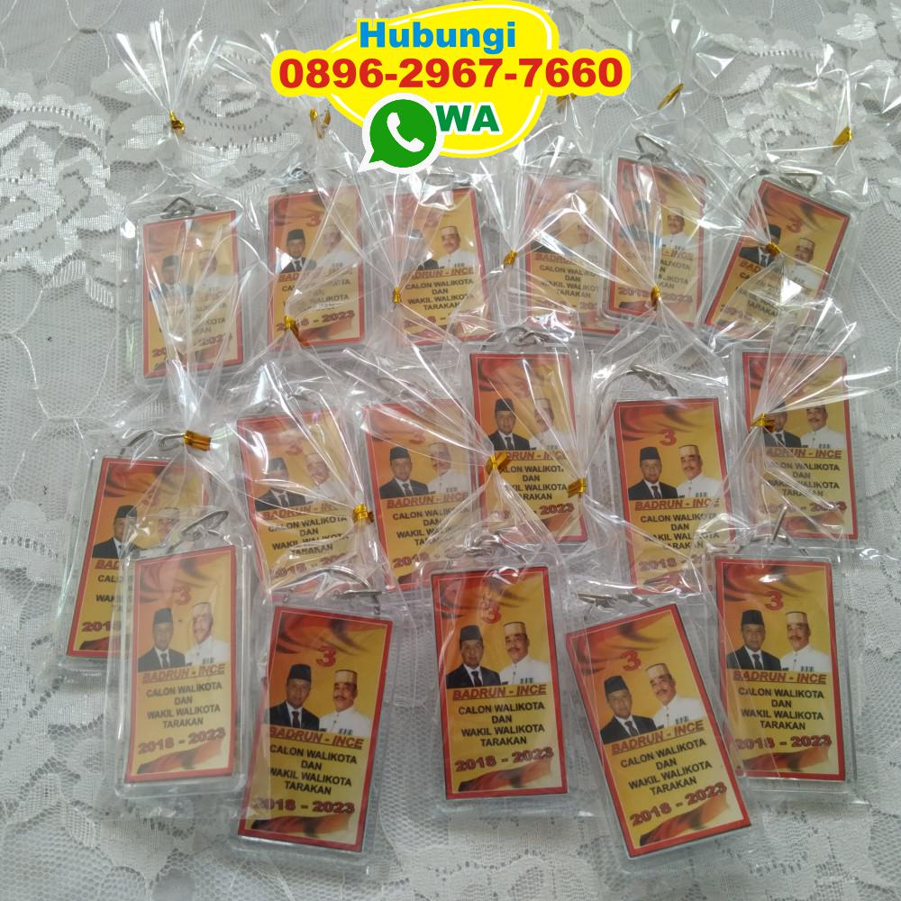 Gantungan Kunci Akrilik Kertas Full Colour | Souvenir Pernikahan