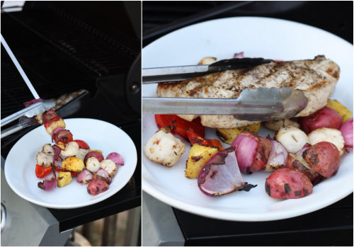 Beach Eats: Scallop & Vegetable Skewers with Wahoo Steak | 17 Apart