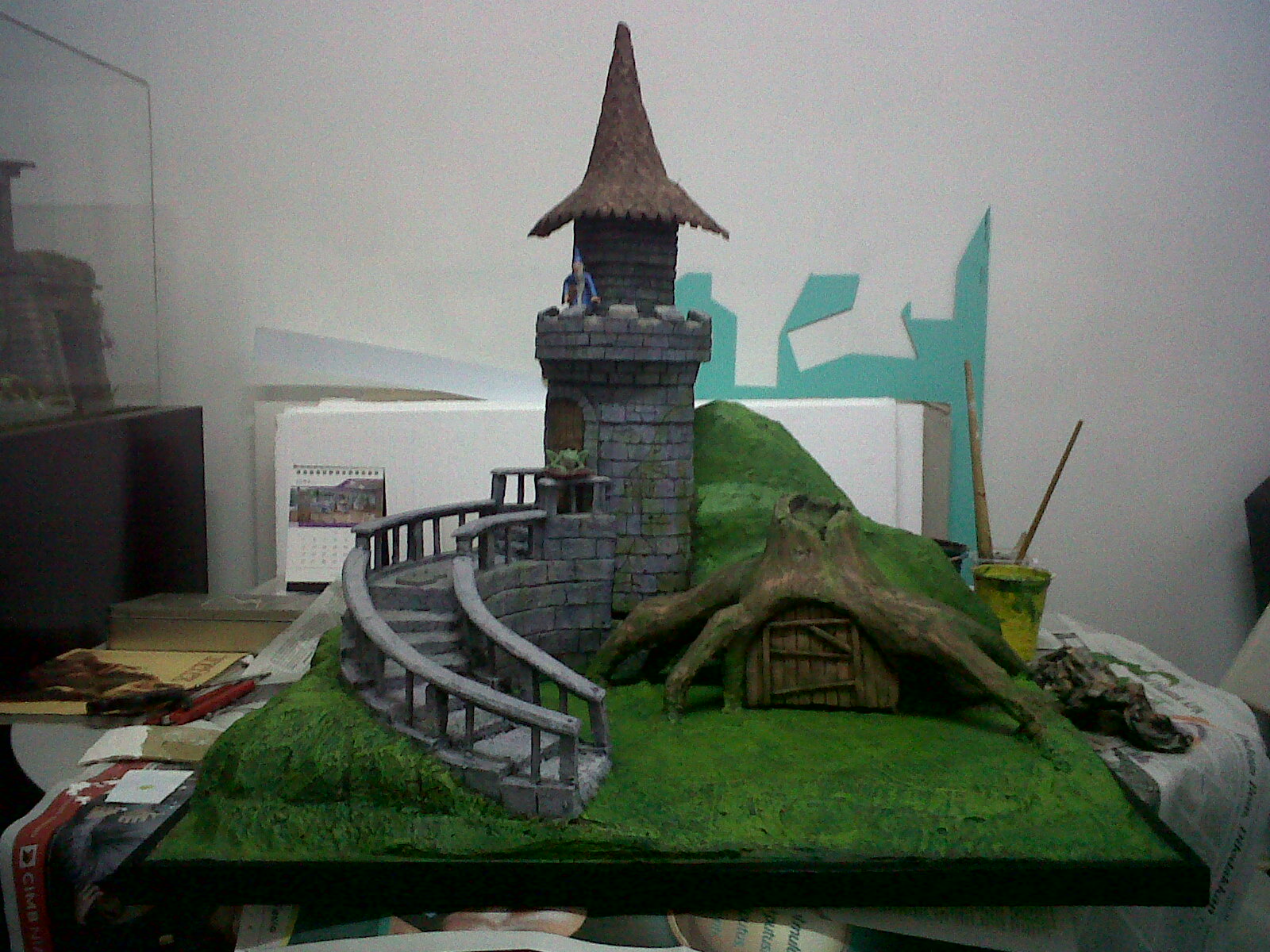 DIOKING: SHREK make over diorama project part II