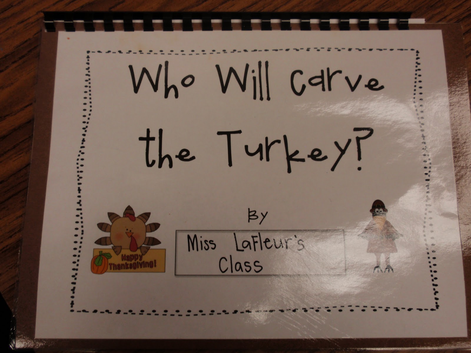First Grade and Fancy Free: Who Will Carve the Turkey?