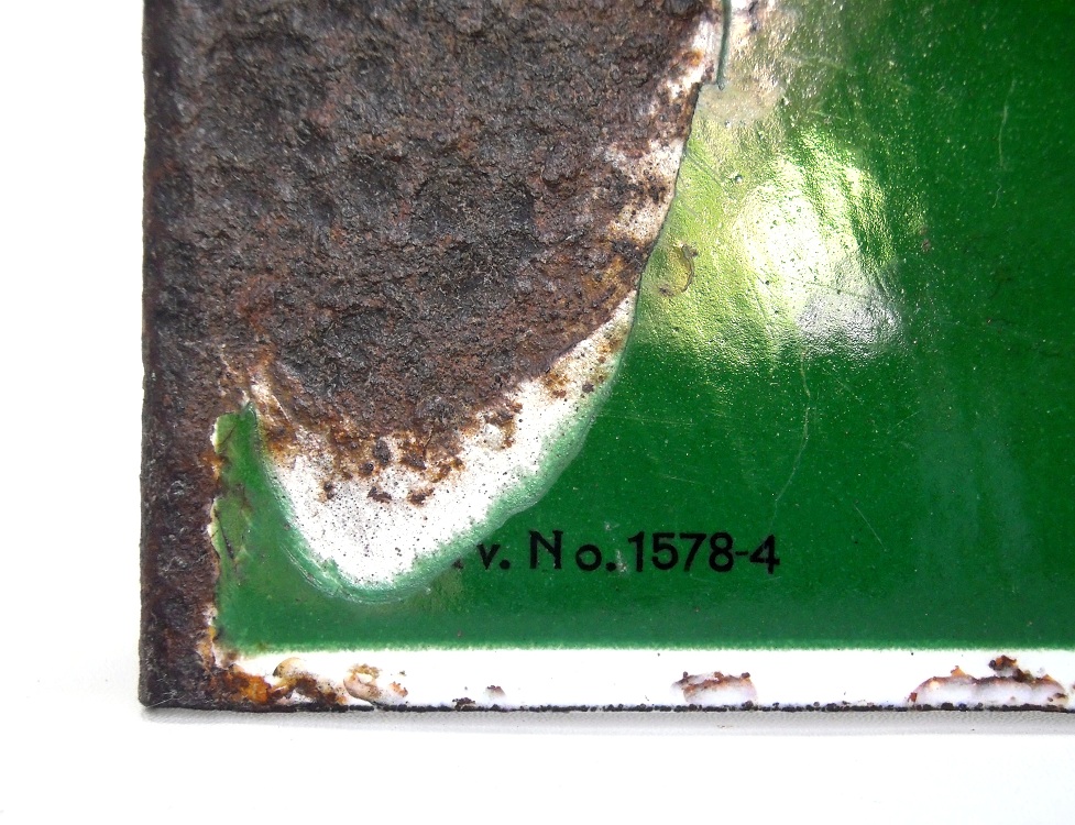 PATINA ANTIK: SINGER PORCELAIN ENAMEL SIGN