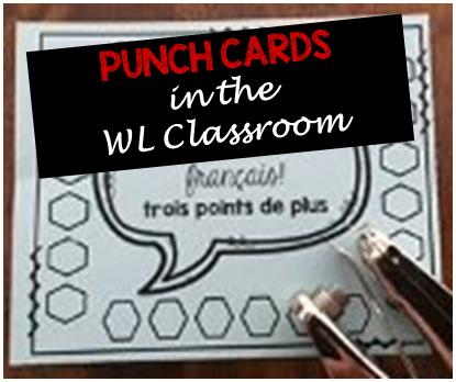 Language Teachers' Cafe: Punch Cards in the WL Classroom