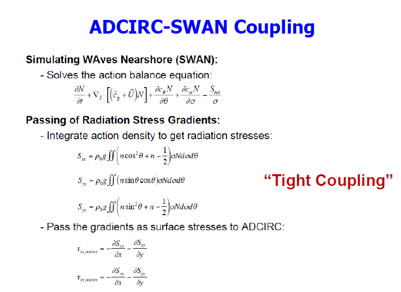 Surface water Modeling System - ADCIRC ~ COASTAL AND ENVIRONMENTAL MODELING
