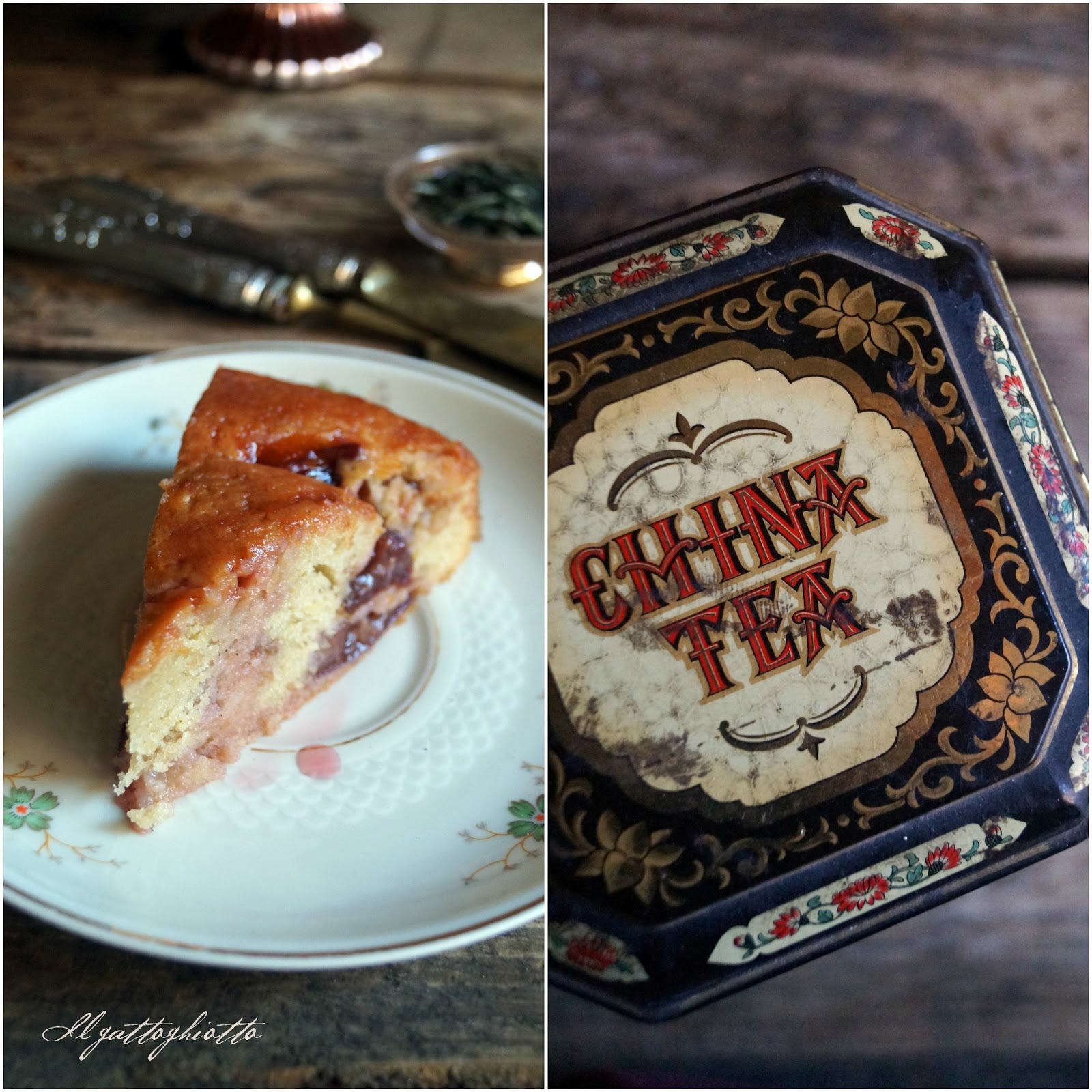 Sweet friday: Torta alle prugne sciroppate e tè bianco – IlGattoGhiotto.it