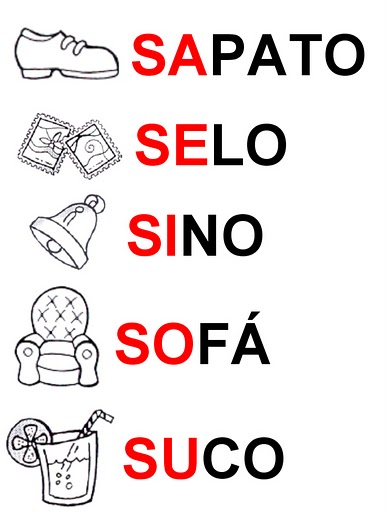 BLOG PROFESSOR ZEZINHO: Silabário Ilustrado para Alfabetização