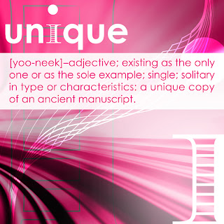 Jane DOEsigns: Word of the Day (Designing the Definition): UNIQUE
