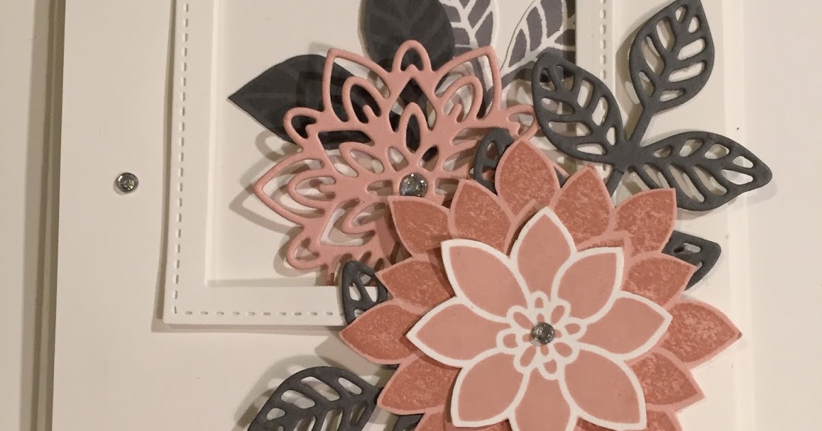 My Love of Paper Crafts: Birthday Card, Using Flourish Thinlits