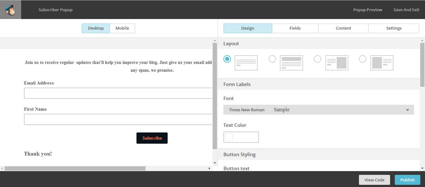 HOW TO ADD MAILCHIMP SUBSCRIBER POPUP TO GOOGLE BLOGGER