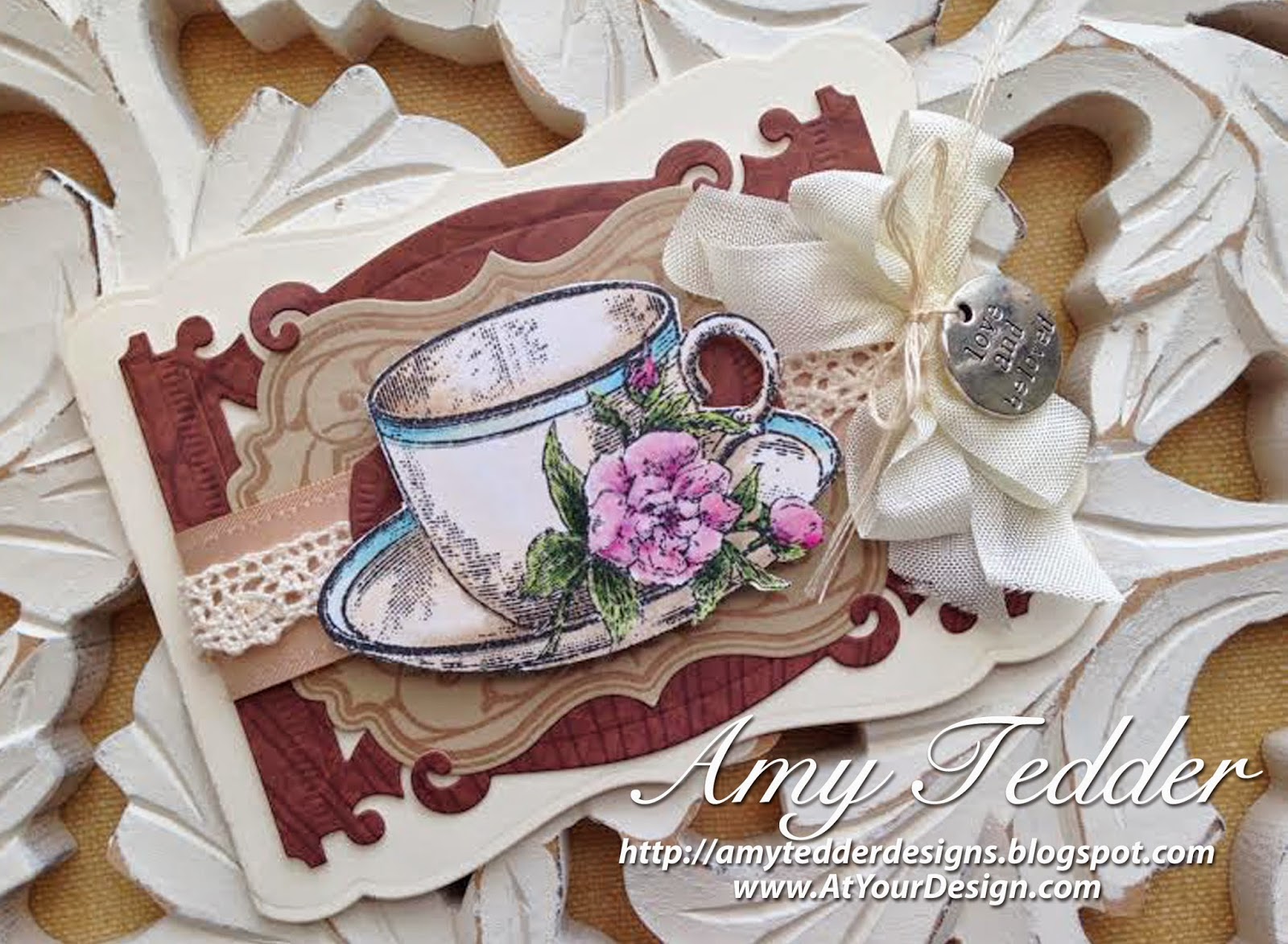 Amy Tedder Designs: Coffee Cup Cling Stamp