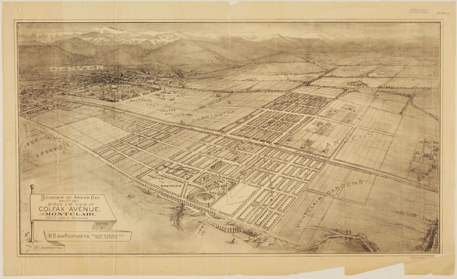 Colfax Avenue: Bird's eye view of Colfax Avenue