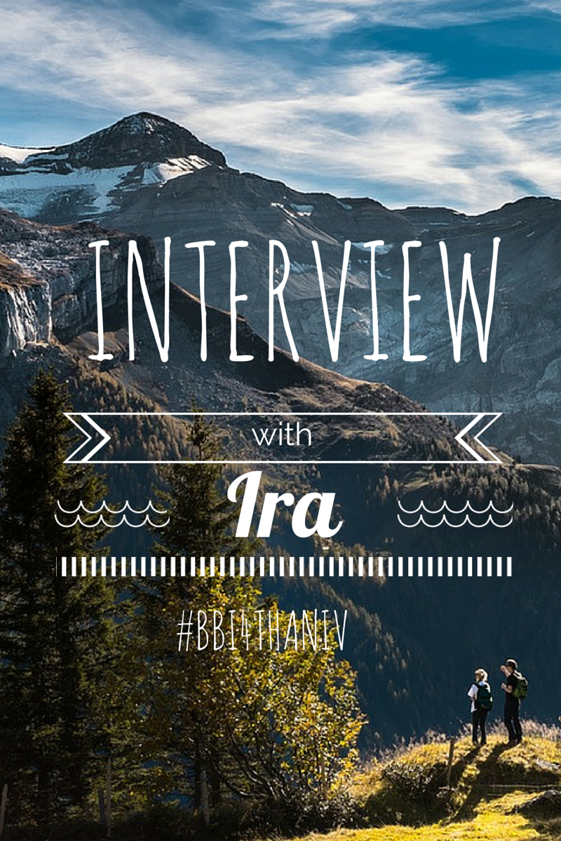 Blogger Interview with Ira "Ira Book Lover"