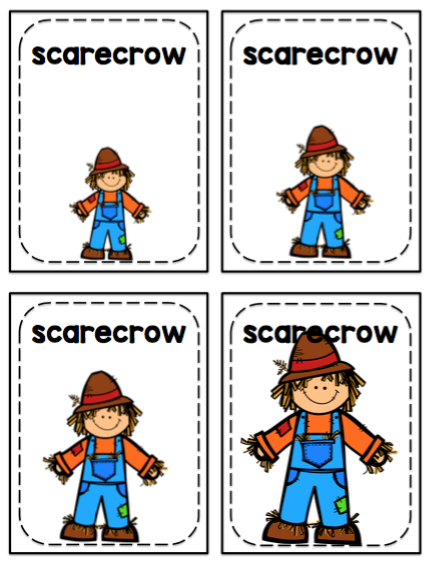 Fall Size Sequencing Cards (10 sets with 4 cards per set) ~ Preschool ...