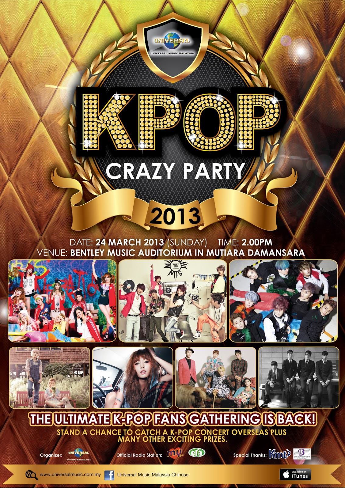 K-addicters: Universal Kpop Crazy Party 2013- more information!!