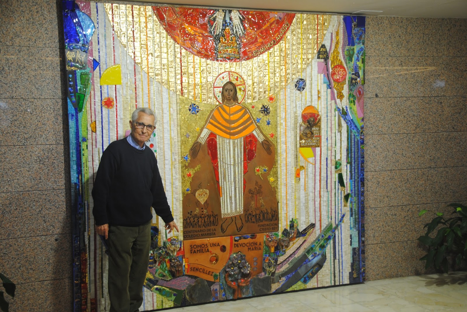El blog de Maristas Cristo Rey - A Coruña: Inauguración del Mural del ...