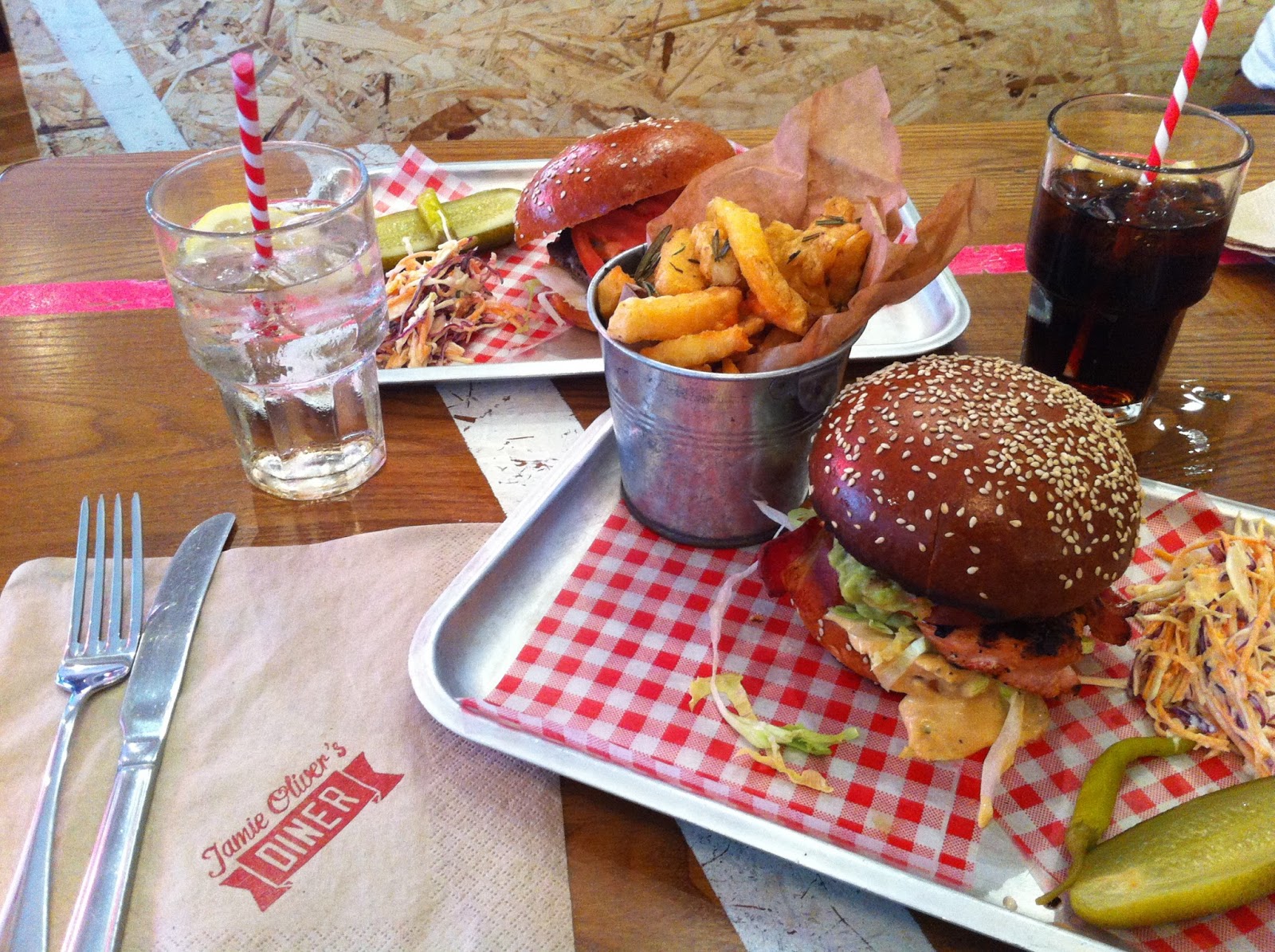 Il y a des fois: Lunch at Jamie's - Jamie Oliver's Diner London