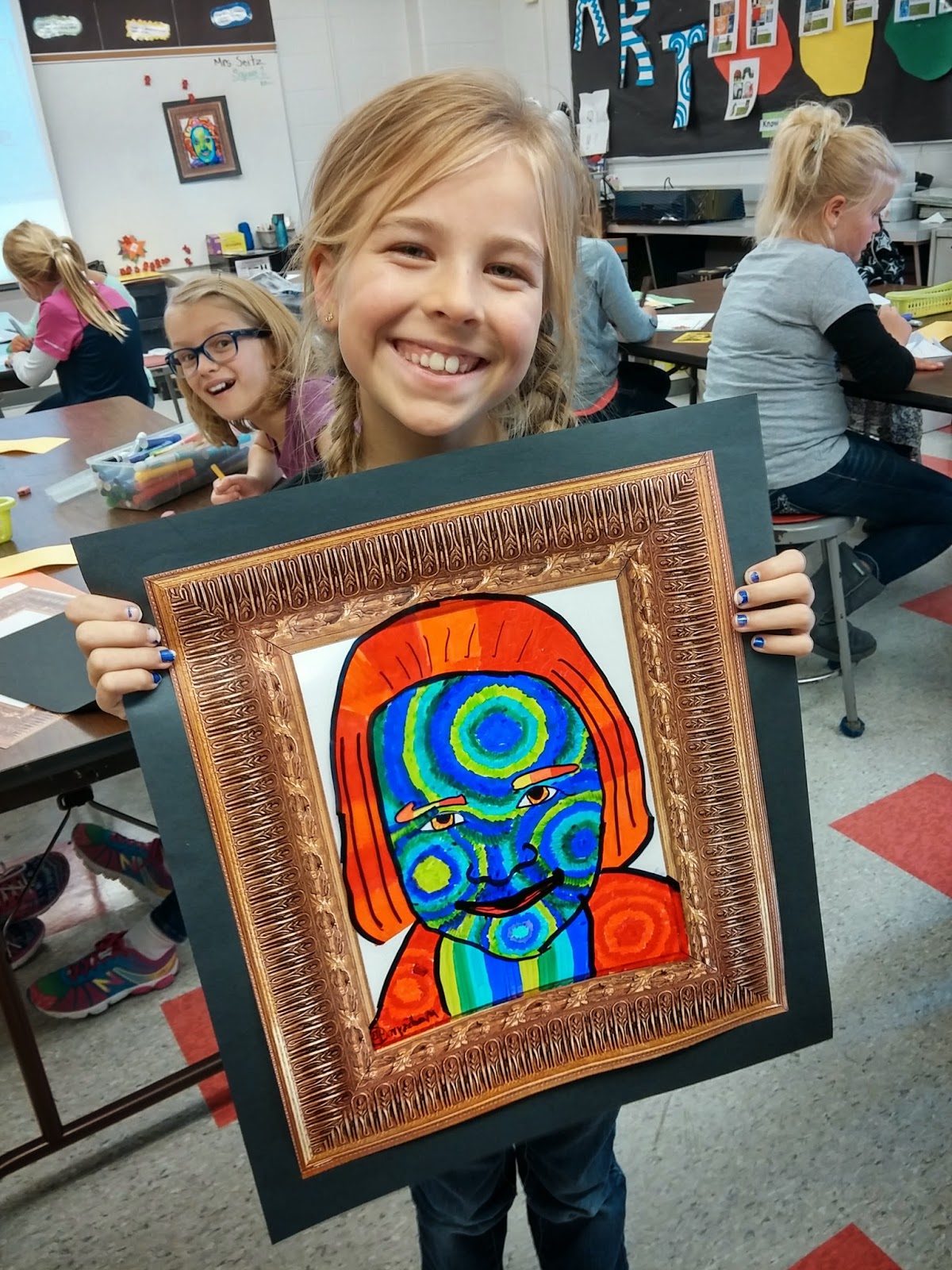 Art with Mrs. Seitz: Heather Galler Self-Portraits
