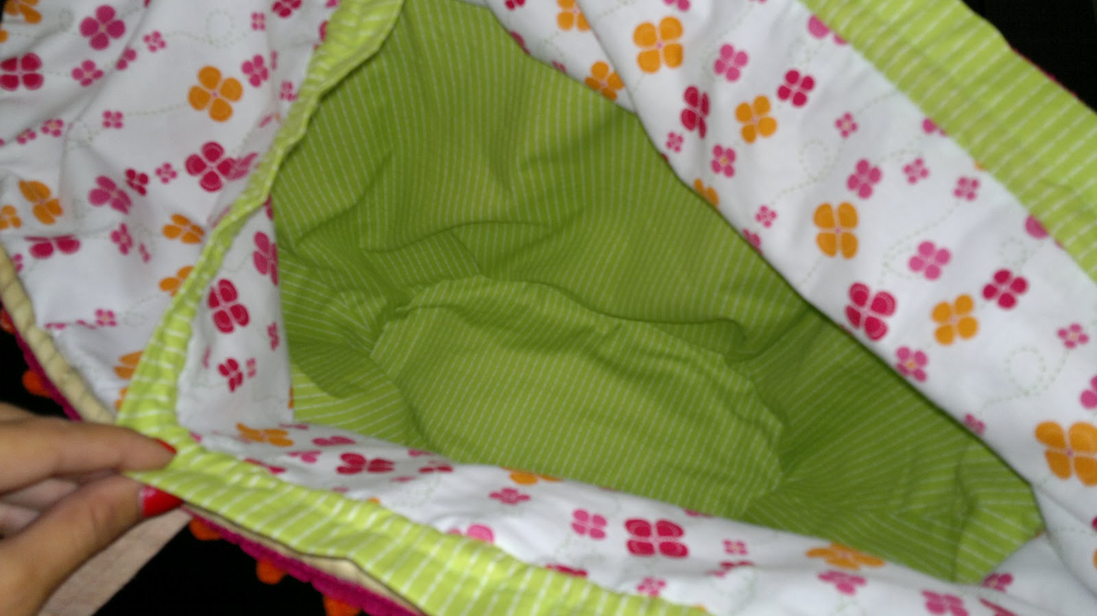 Trapos&cores: Alcofa forrada para a praia