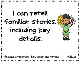 Kindergarten Kids At Play: FREE Kindergarten Common Core Standard Posters