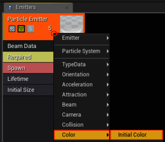I Touchs Unreal Beam Particle