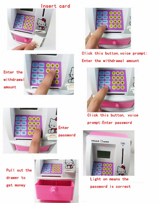 Click² My Shop: Mini ATM Machine Bank Toys