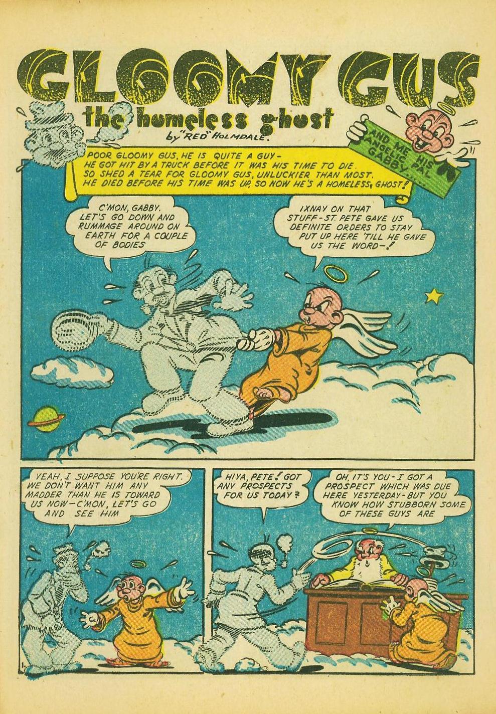 Four-Color Shadows: Gloomy Gus, the Homeless Ghost-Red Holmdale-1945