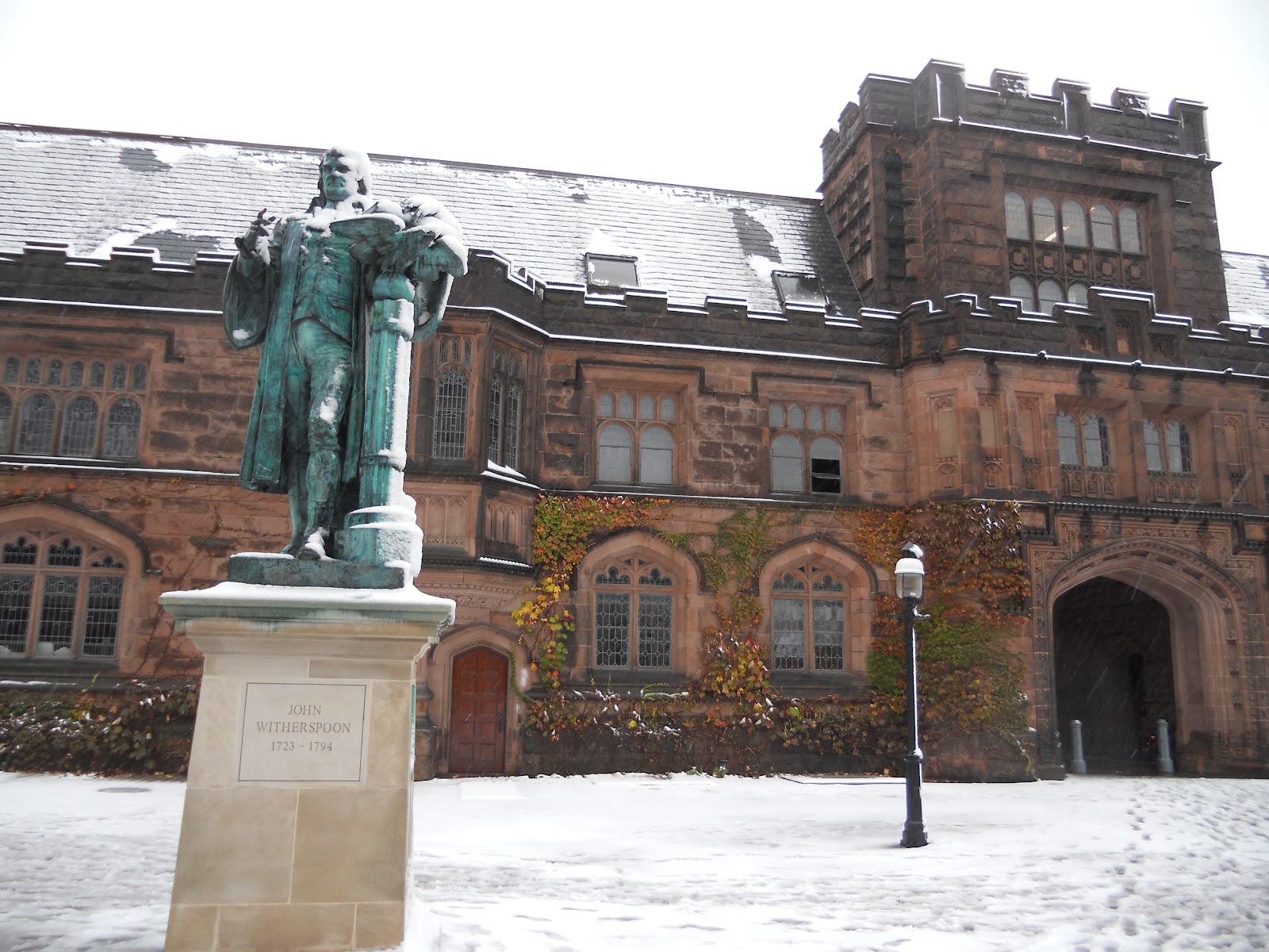 Nature Photography: First Snow at Princeton