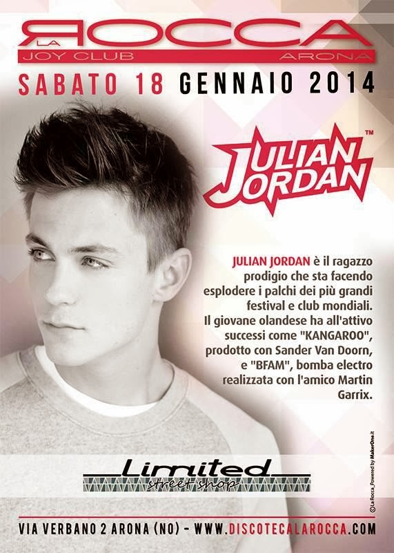 Discoteca La Rocca Gold: Julian Jordan @ La Rocca