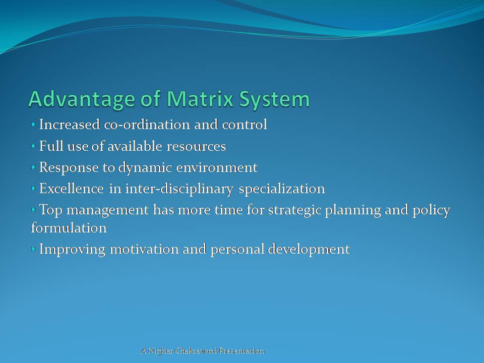 nirjhar: Organization Structure for a Project Based Company ...
