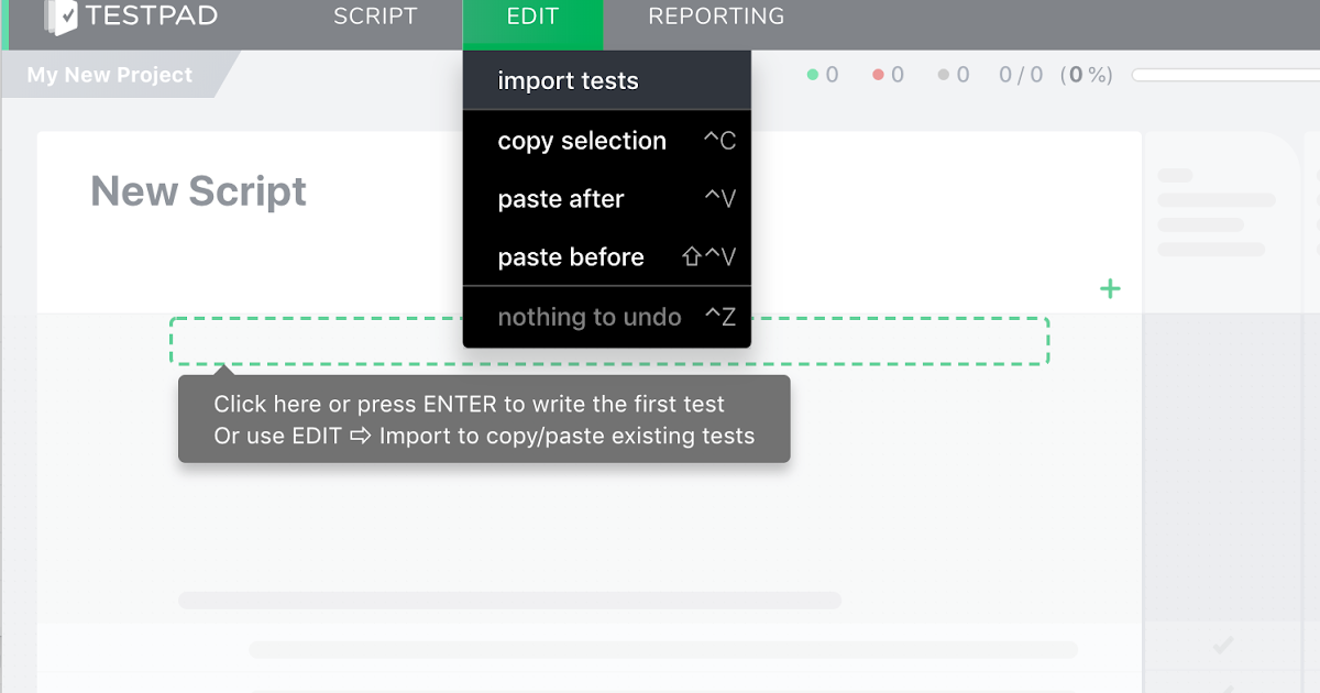 Testpad Blog: Importing spreadsheets of tests into Testpad