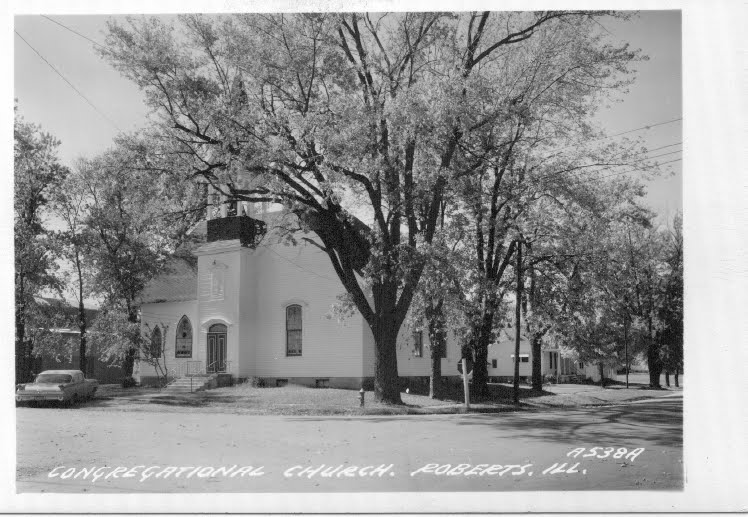 Roberts Illinois History: Congregational Church, Roberts, Ill.