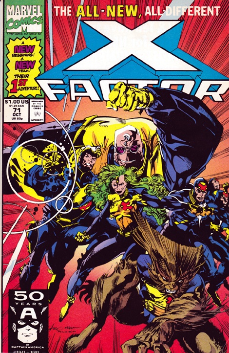 Marvel Comics of the 1980s: 1991 - Anatomy of a Cover - X-Factor #71 by ...