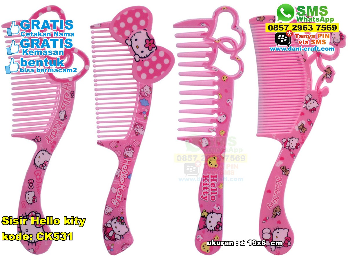 Sisir Hello Kity | Souvenir Pernikahan