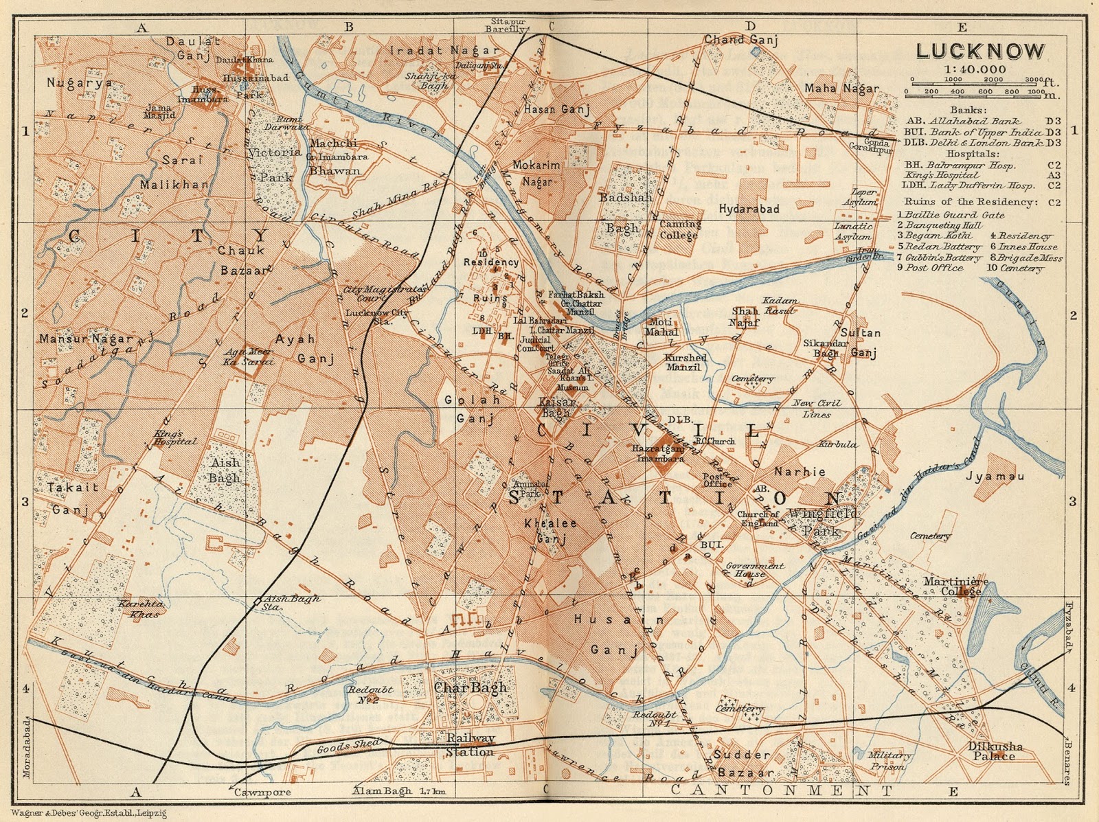 Mapping Resources For India: Baedeker's Maps 1914