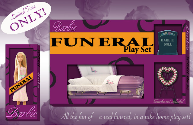 All the fun of a Barbie funeral