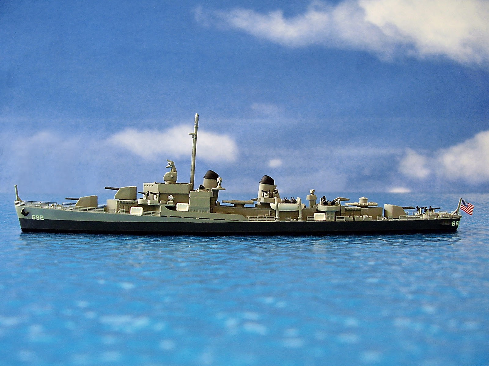 MODELISMO NAVAL DE JOHNNY CHARLIE: Destructor de EE.UU. "USS ALLEN M ...