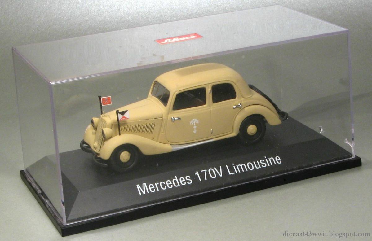 Military scale models: Mercedes 170V. Schuco