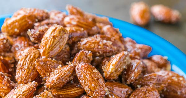 Spiced Honey Roasted Almonds - my tips favorite