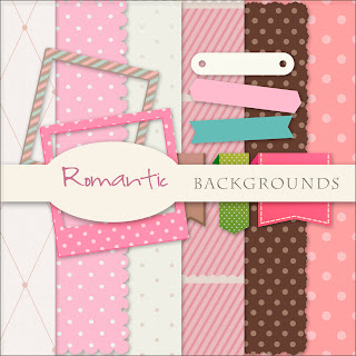 Scrap. DOT: Freebies Romantik Backgrounds Kit