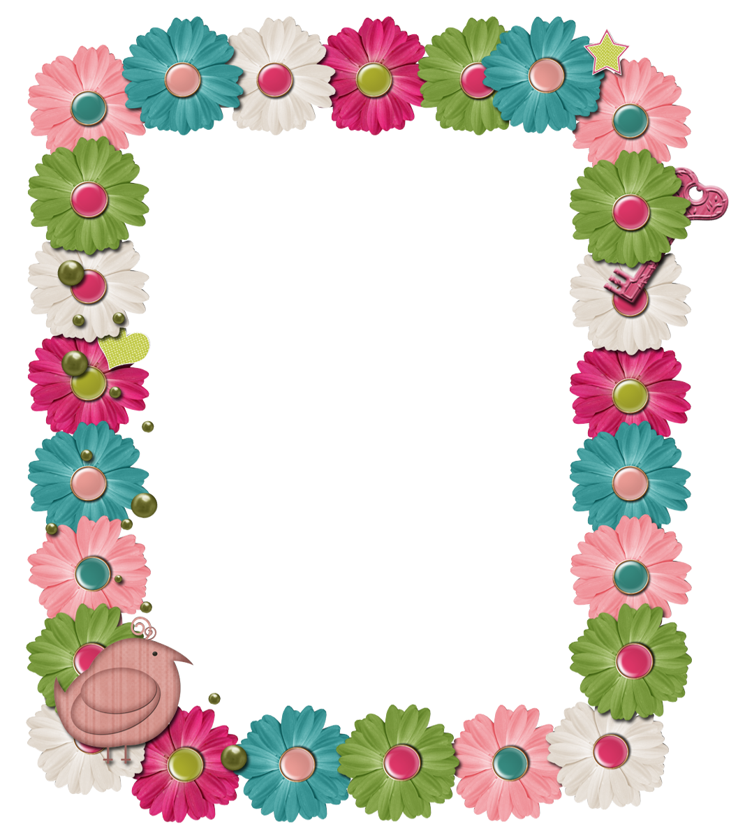 GrannyEnchanted.Com -Free Elements: Free Gran's Whimsy Floral Digi ...