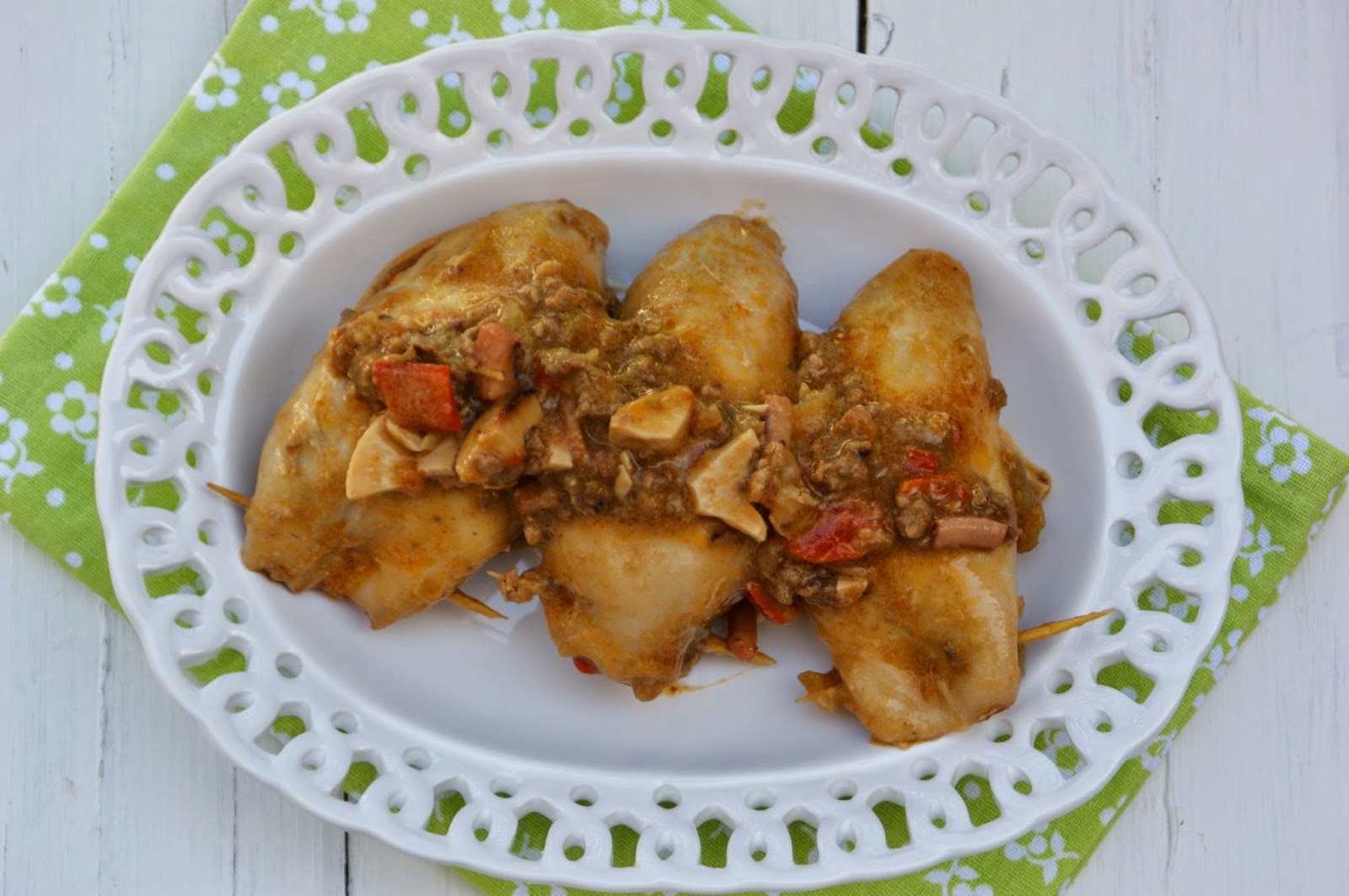 Aroma a canela y limón: CHIPIRONES RELLENOS