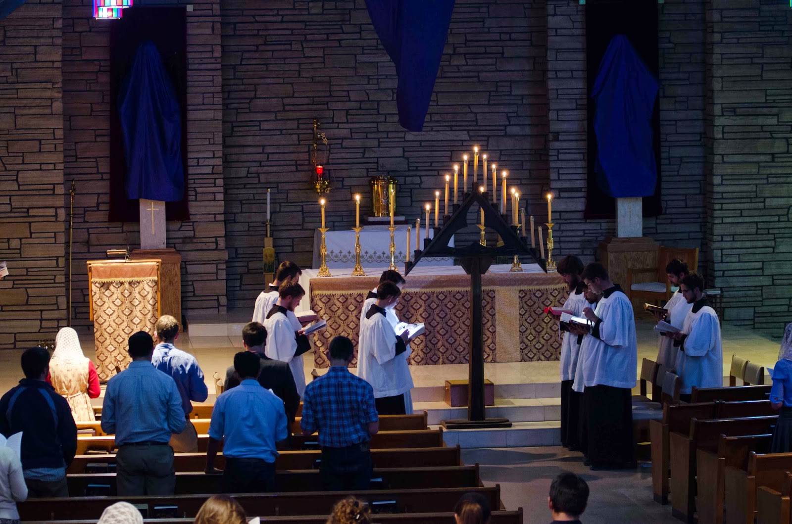 New Liturgical Movement: Tenebrae at Wyoming Catholic College