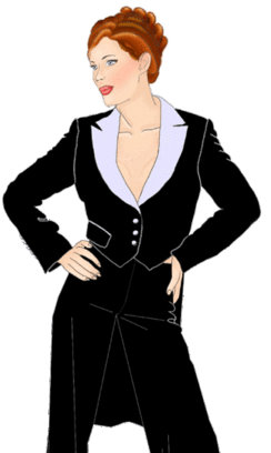 Levita o Frac para mujer para un look diferente