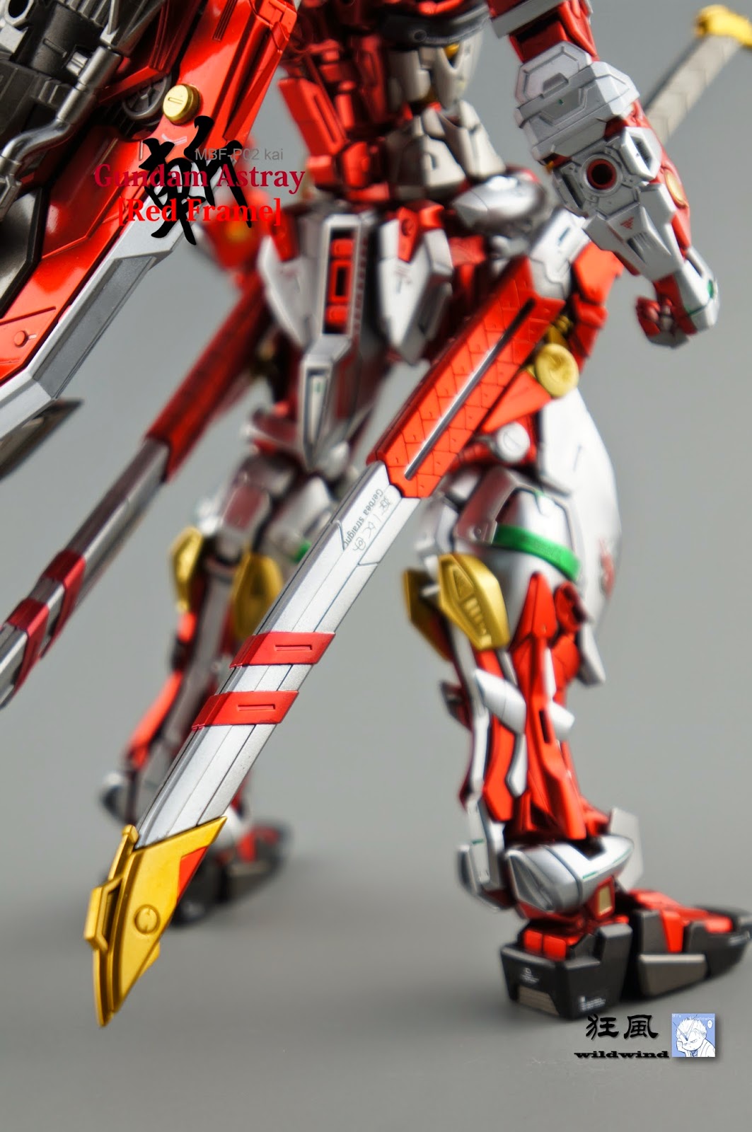 GUNDAM GUY: MG 1/100 Gundam Astray Red Frame Kai - Painted Build